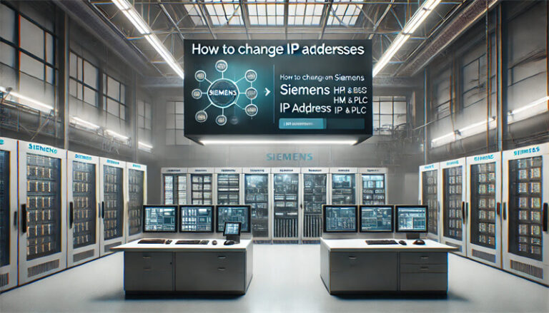 Changing the IP Address of Siemens HMI and PLC - ControlNexus | Siemens ...