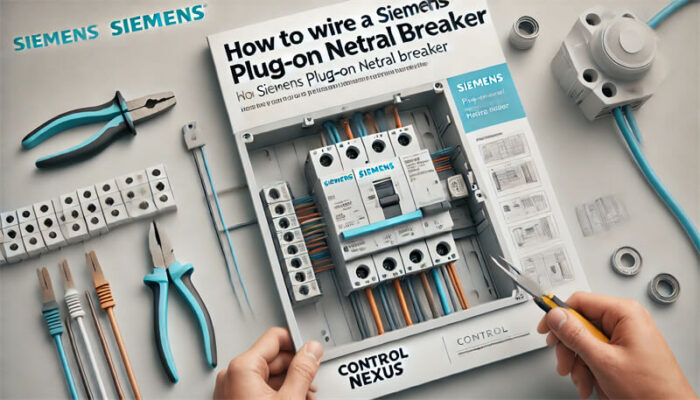 How to Wire a Siemens Plug-On Neutral Breaker - ControlNexus | Siemens ...